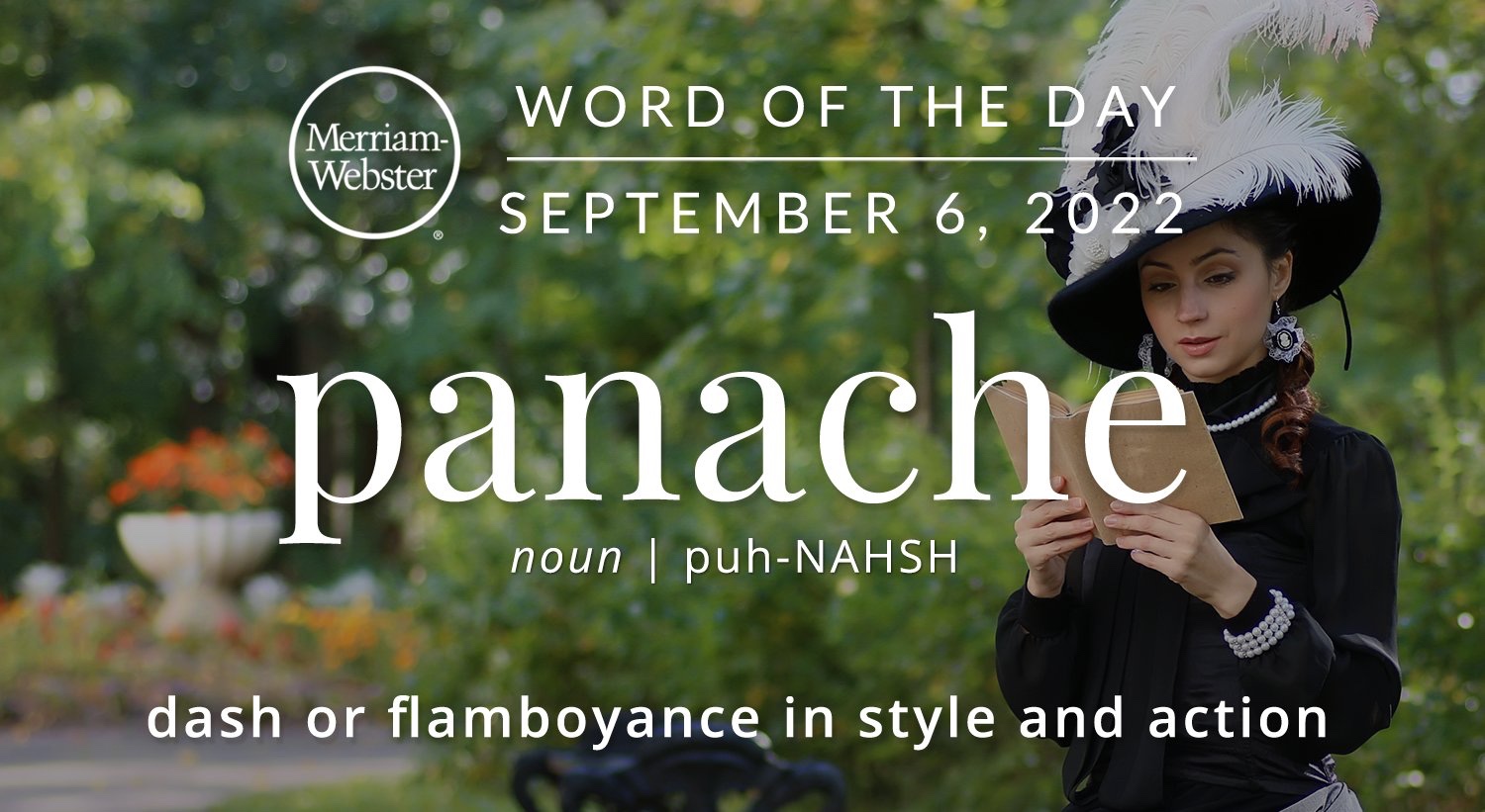 Merriam-Webster Word of the Day: Panache — Michael CavaciniMichael Cavacini