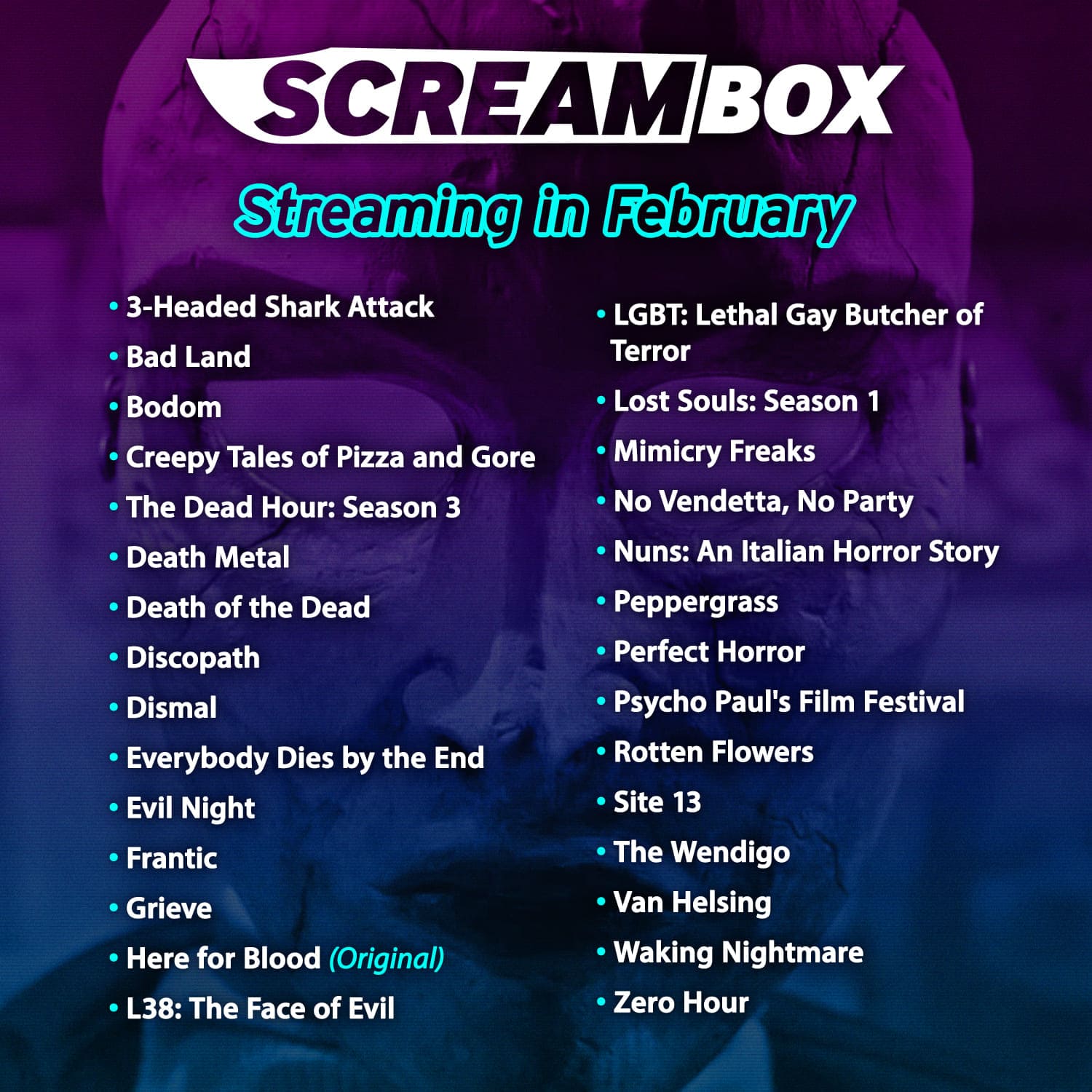 New Horrors Arriving on Screambox in February — Michael CavaciniMichael ...