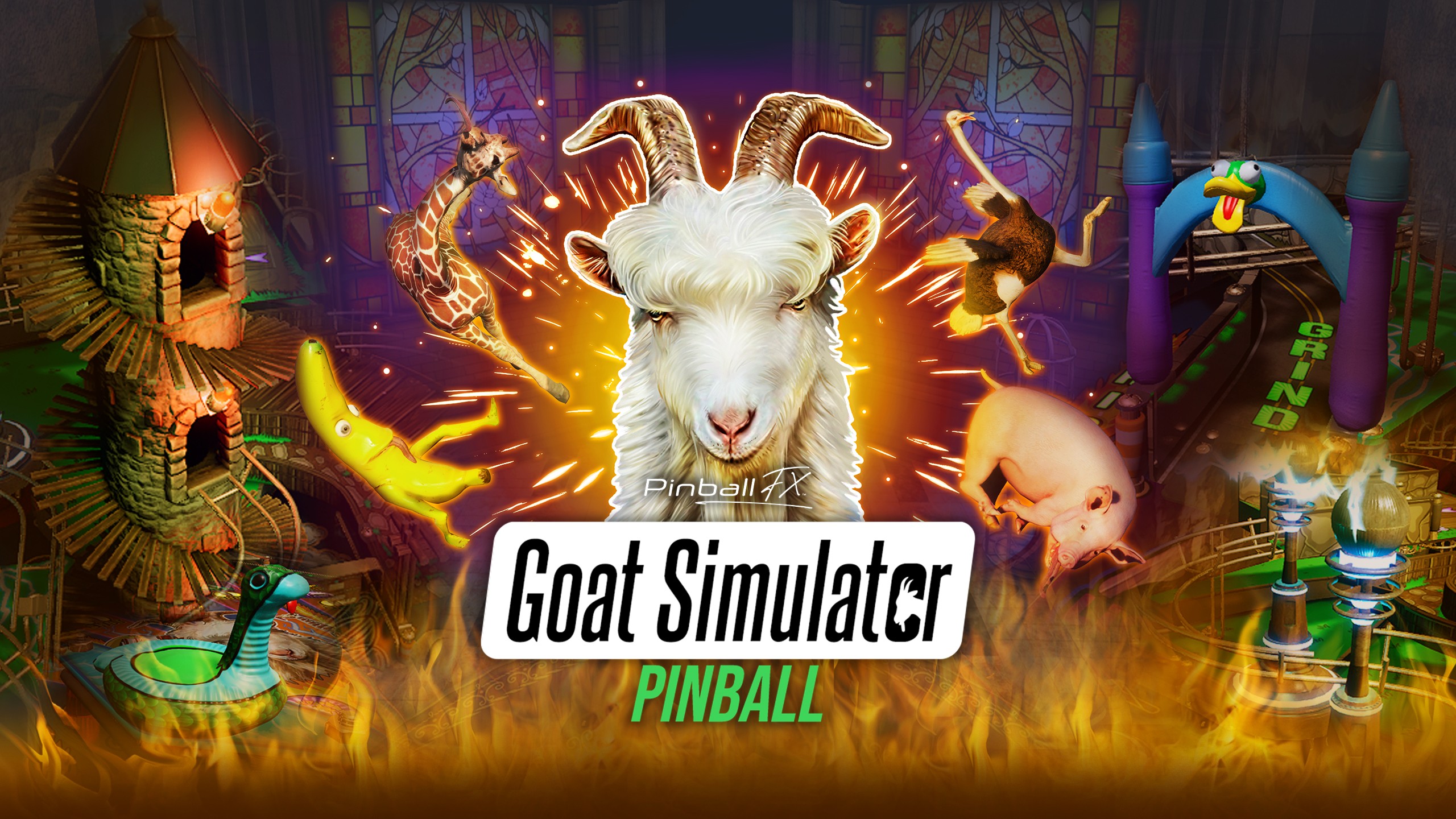 Pinball FX – Goat Simulator Pinball: Headbutts, UFOs, and Nuclear ...